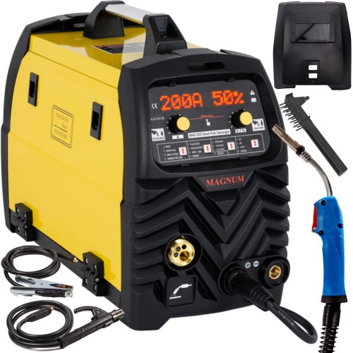 Spawarka Magnum MIG 222 MMA TIG 200A 3W1 DUAL PULS
