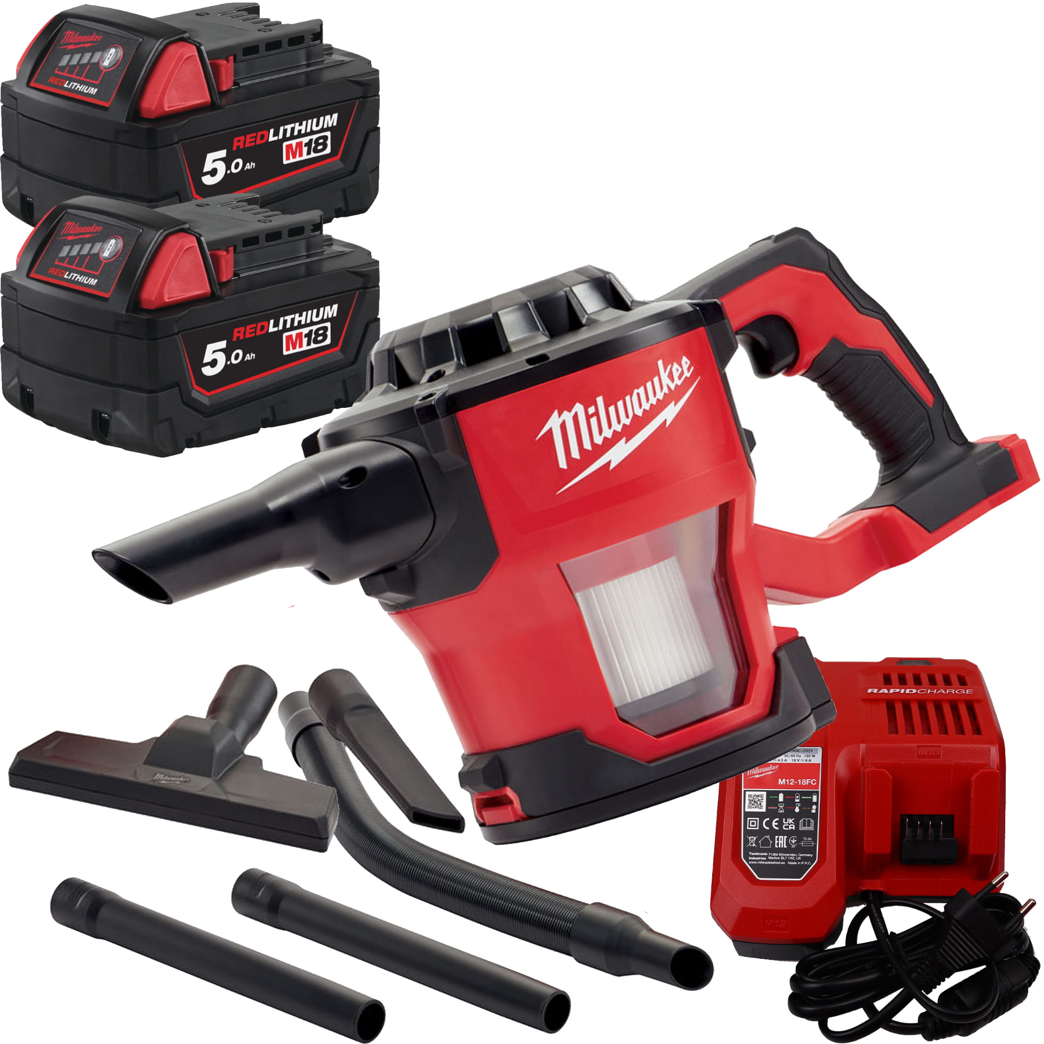 Odkurzacz przemysłowy Milwaukee M18 CV-0 18 W